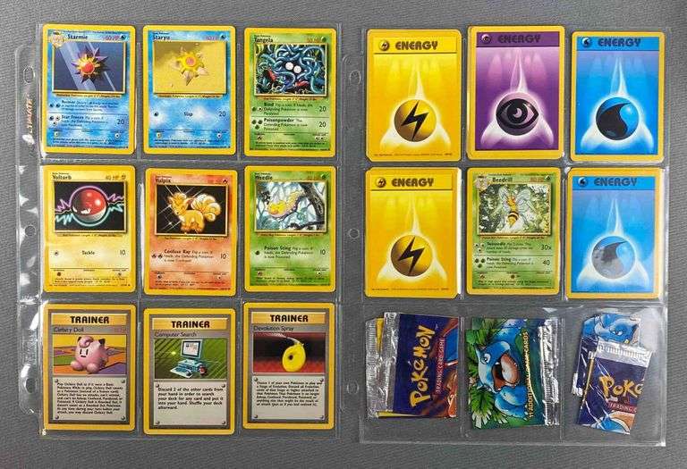 Group of 1999 Pokemon Base Set Cards - Matthew Bullock Auctioneers