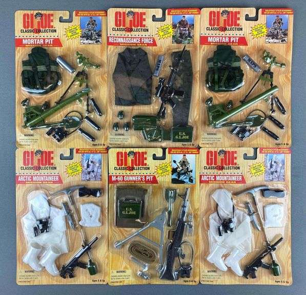 Group of Hasbro G.I. Joe Classic Collection Gear Kits - Matthew Bullock ...