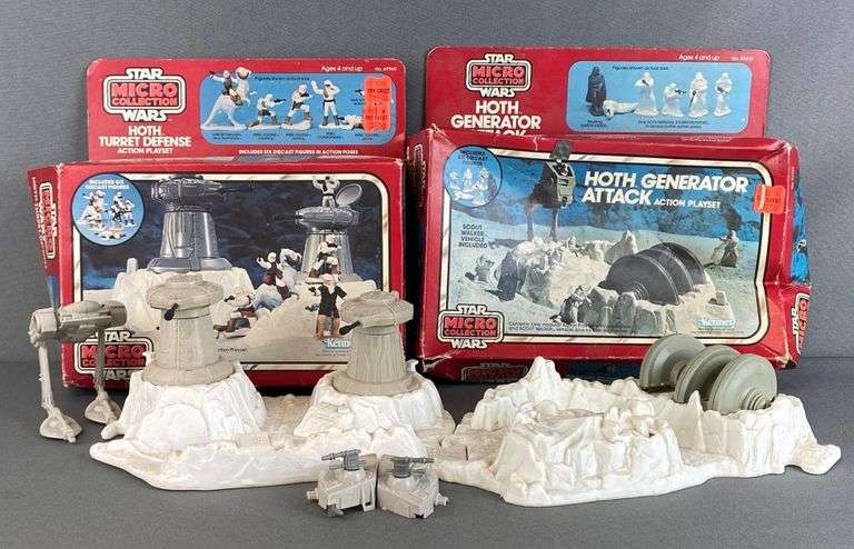 Group of 2 Kenner Star Wars Micro Collection Hoth Playsets - Matthew ...