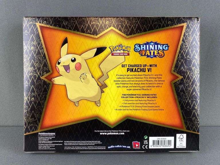 2021 Pokemon Shining Fates Pikachu V Collection Set - Matthew Bullock ...