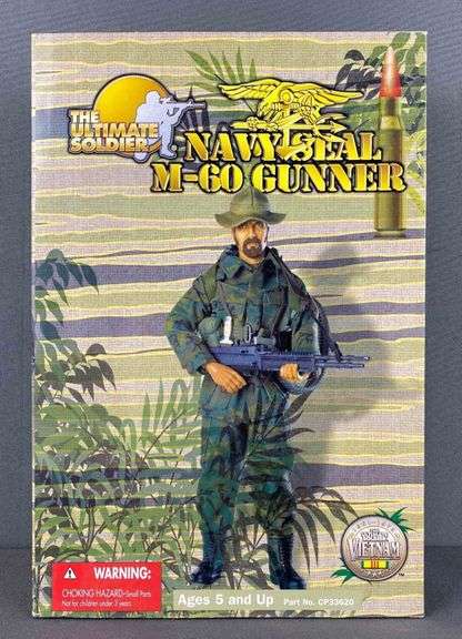 21st Century Toys Navy Seal M-60 Gunner Action Figure - Matthew Bullock ...