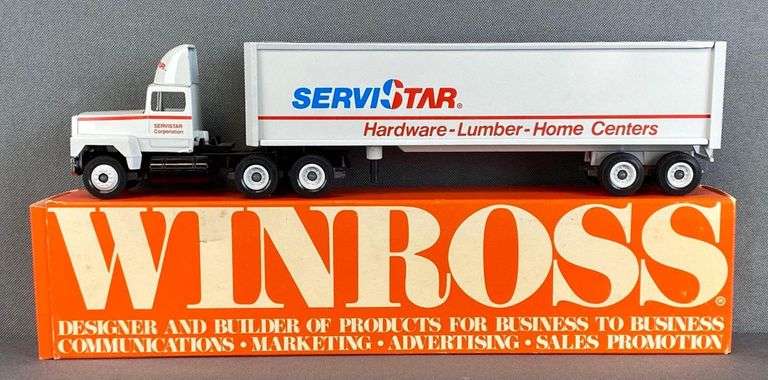 Winross Die-Cast Servistar Semi Truck and Trailer - Matthew Bullock ...