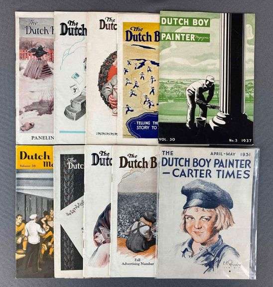 Group of 10 Dutch Boy Painter Magazines - Matthew Bullock Auctioneers