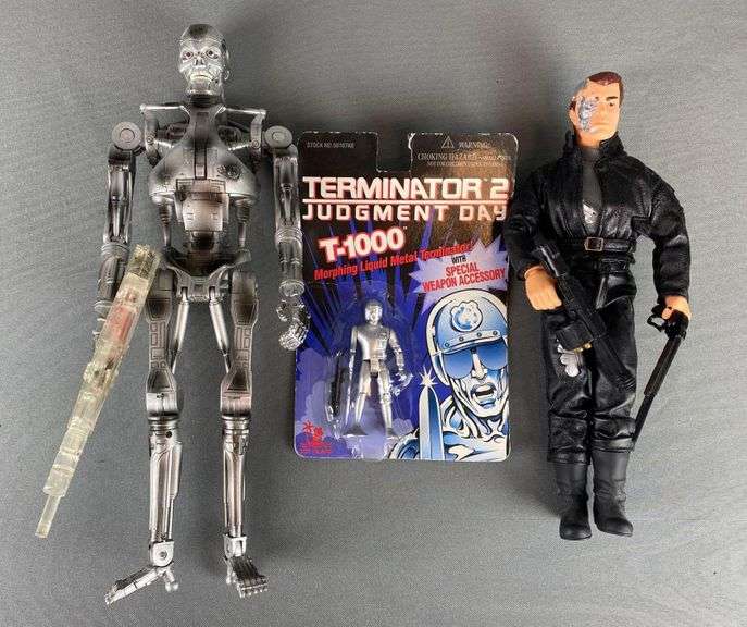 Group of 3 Assorted Terminator Action Figures - Matthew Bullock Auctioneers
