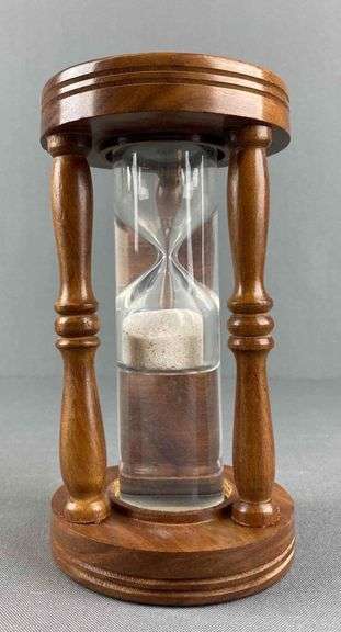 Wood Sand Timer - Matthew Bullock Auctioneers