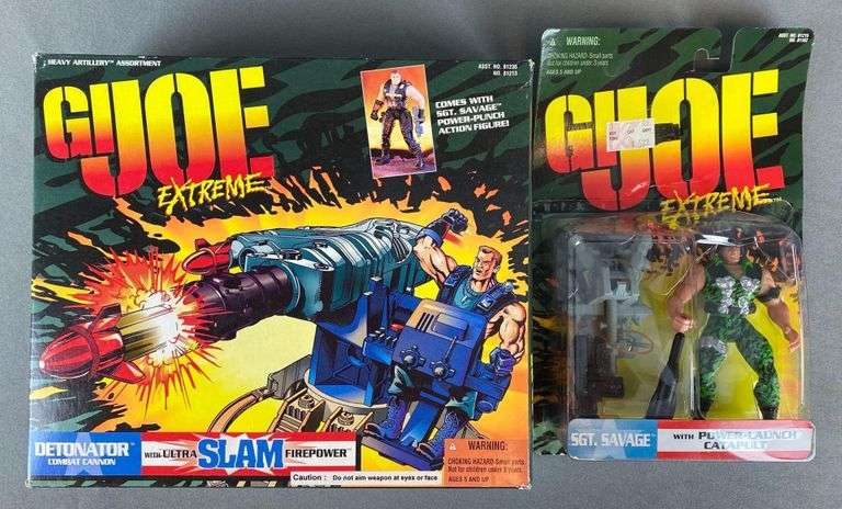 Group of 2 Hasbro GI Joe Extreme Toys - Matthew Bullock Auctioneers