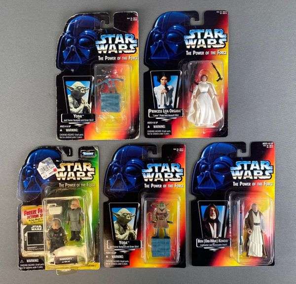 Group of 5 Kenner Star Wars Action Figures - Matthew Bullock Auctioneers