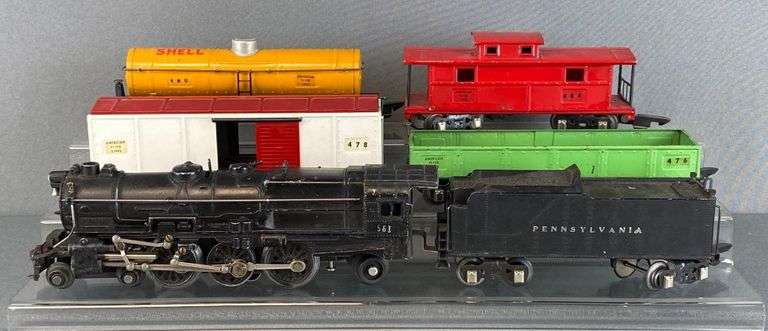 Pre-War American Flyer Steam Locomotive Set - Matthew Bullock Auctioneers
