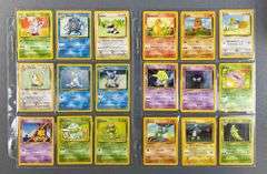 Group of 1999 Pokemon Base Set Cards - Matthew Bullock Auctioneers