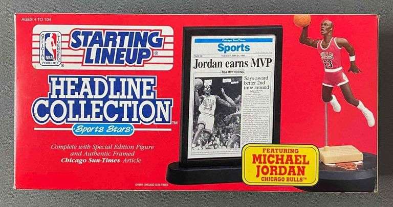 1992 Starting Lineup Headline Collection Michael Jordan - Matthew ...