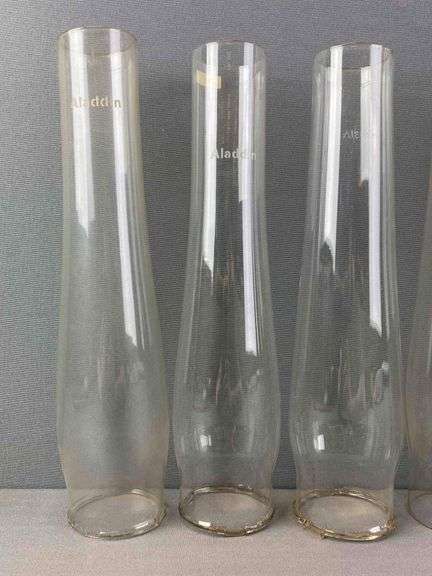 Group of 5 Aladdin Lamp Chimneys - Matthew Bullock Auctioneers