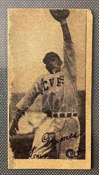 1923 W572 Ray Grimes Strip Card hand Out - Matthew Bullock Auctioneers