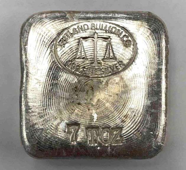 Rutland Bullion Company 7 oz. .999 Fine Silver Ingot/Bar - Matthew ...