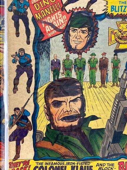 Group of 10 Marvel Sgt. Fury and His Howling Commandos Comic Books ...