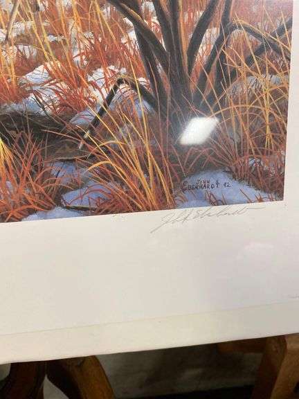 John Eberhardt artist signed dear print limited edition - Matthew ...