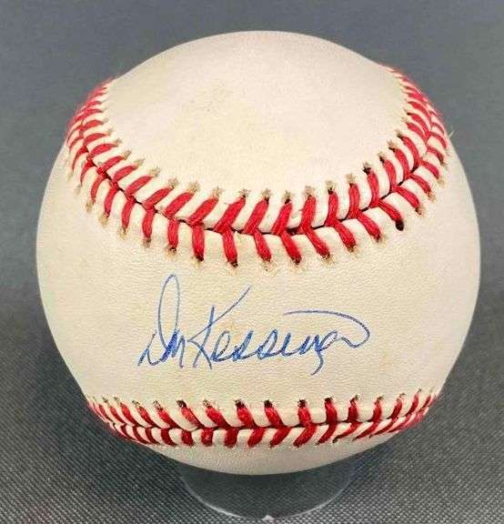 Don Kessinger and Bill Madlock Autographed Baseballs - Matthew Bullock ...