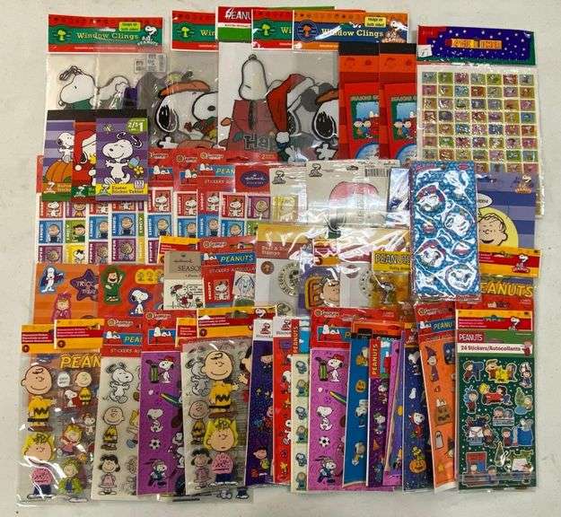 Group of 40+ Assorted Peanuts Sticker Sets and More - Matthew Bullock ...