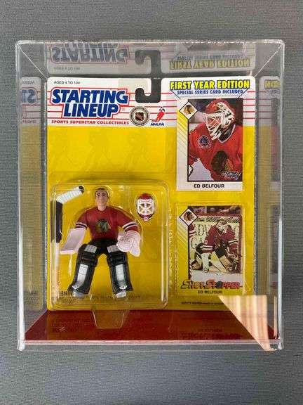 1993 Starting Lineup Ed Belfour Figurine in Display Case - Matthew ...