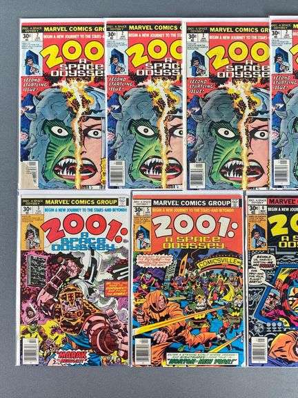 Group of 9 Marvel 2001:A Space Odyssey Comic Books - Matthew Bullock ...
