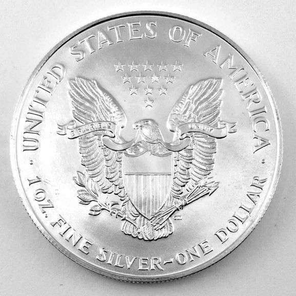 1994 US Mint American Silver Eagle 1 oz .999 fine silver round - Matthew Bullock Auctioneers