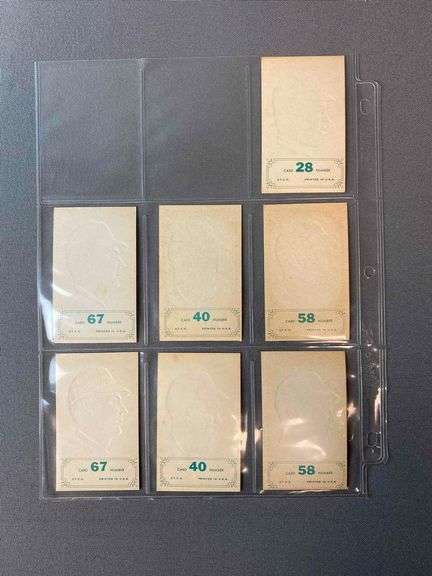 7- 1965 Topps Embossed Chicago Cubs Cards - Matthew Bullock Auctioneers