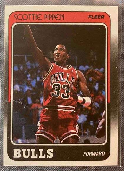 1988 Fleer Scottie Pippen #20 Rookie - Matthew Bullock Auctioneers