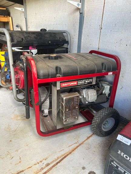 Craftsman 10 HP Gentek OHV engine generator - Matthew Bullock Auctioneers