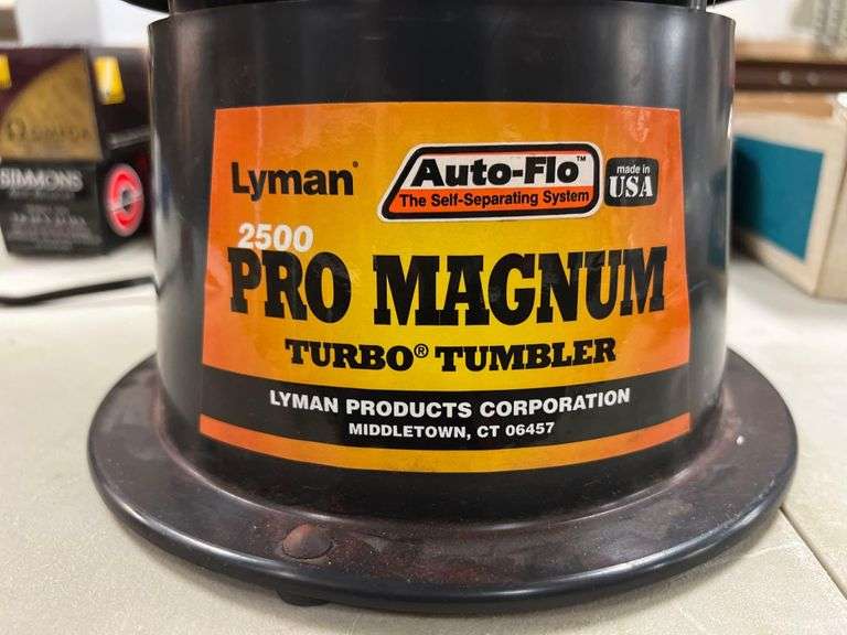 Lyman 2500 Pro Magnum Turbo Tumbler - Matthew Bullock Auctioneers