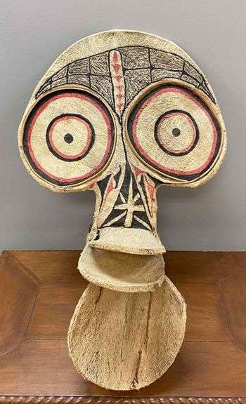 Papua New Guinea Tribal Baining Mask - Matthew Bullock Auctioneers
