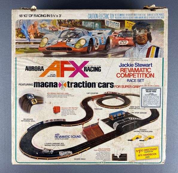 Aurora AFX Revamatic Competition Race Set - Matthew Bullock Auctioneers
