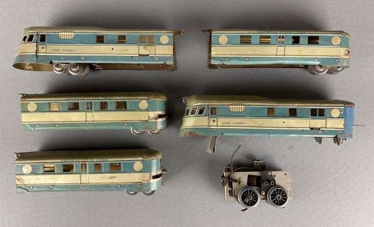 Group of 5 American Flyer The Comet Train Cars - Matthew Bullock ...
