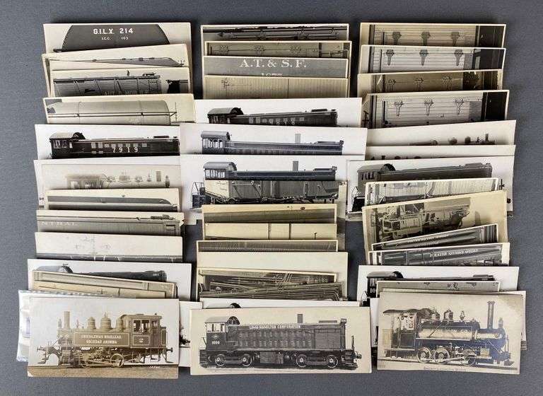 Group of Railroad Locomotive Negative Orders and More - Matthew Bullock ...