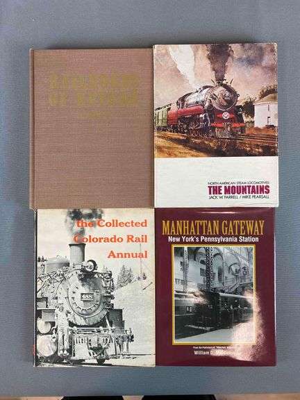 Group Of 15 Train Books - Matthew Bullock Auctioneers