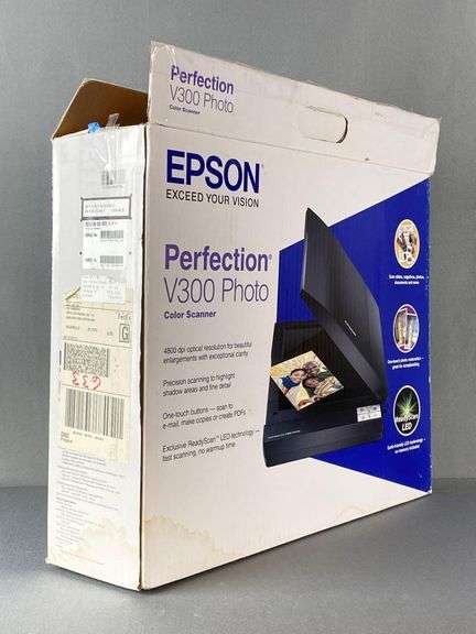 Epson Perfection V300 Photo Color Scanner - Matthew Bullock Auctioneers