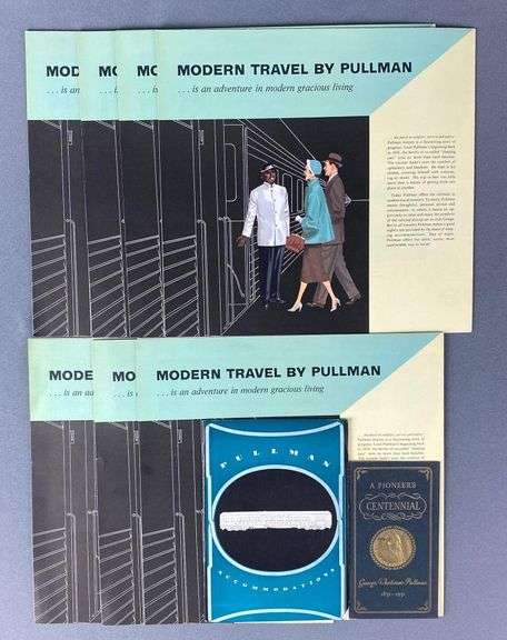 Group of 9 Pullman Train Ephemera - Matthew Bullock Auctioneers