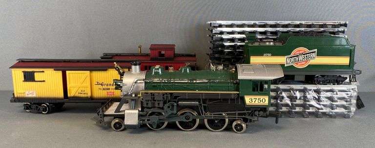 New Bright G Scale No. 3750 Steam Locomotive Train Set - Matthew ...