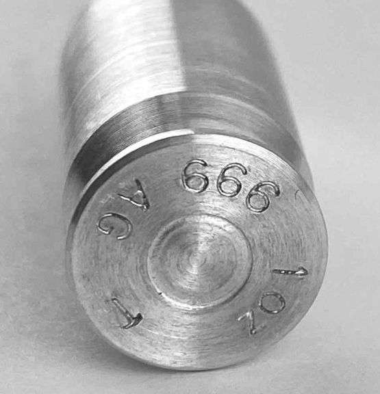1 oz Silver Bullion Bullet .45 cal Replica - Matthew Bullock Auctioneers