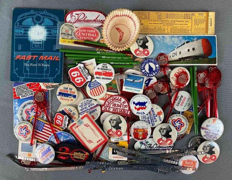 Group Of 50+ Train Items - Matthew Bullock Auctioneers