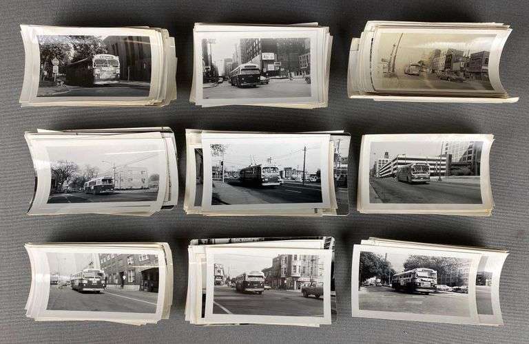 Group of Chicago City Bus Photographs - Matthew Bullock Auctioneers