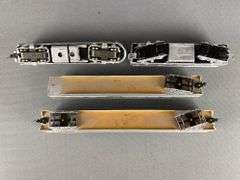 Group of 4 HO Scale Diesel Locomotive and Cars - Matthew Bullock ...