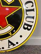 Chicago Motor Club AAA Advertising Porcelain Sign - Matthew Bullock ...