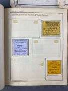 Stamp/Ticket Stub Collection Booklet - Matthew Bullock Auctioneers