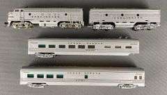 Group of 4 HO Scale Diesel Locomotive and Cars - Matthew Bullock ...