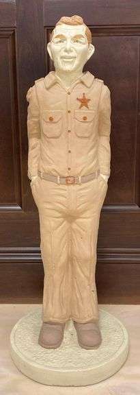 The Andy Griffith Show Andy Concrete Lawn Statue - Matthew Bullock ...