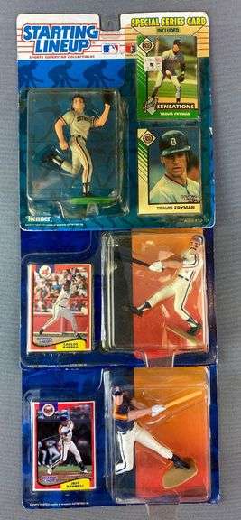 Group of 3 Kenner Starting Lineup Figurines and Cards - Matthew Bullock ...