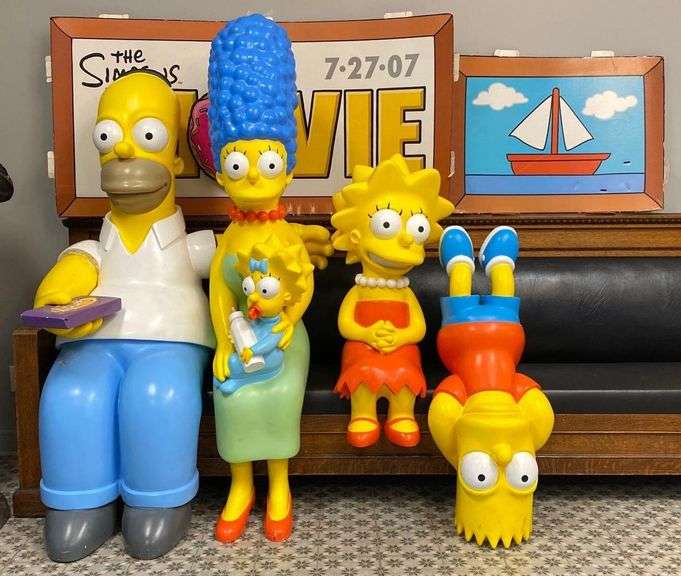 THE SIMPSONS MOVIE (2007) - Life-size Promotional Theatre Display of ...