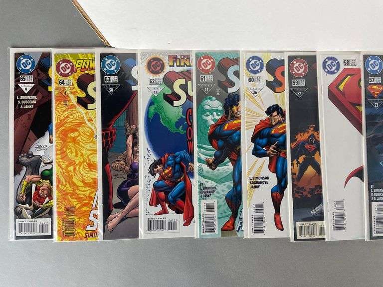 Long Box of 230+ DC Superman Comic Books - Matthew Bullock Auctioneers