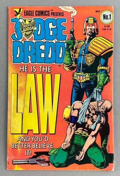 Eagle Comics Judge Dread No. 1 - Matthew Bullock Auctioneers