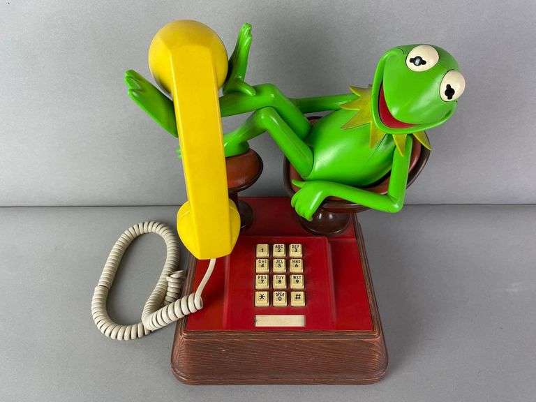1983 Kermit the Frog Telephone - Matthew Bullock Auctioneers