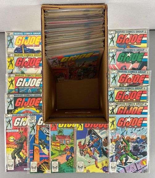 Short Box of Marvel G.I. Joe Comic Books - Matthew Bullock Auctioneers